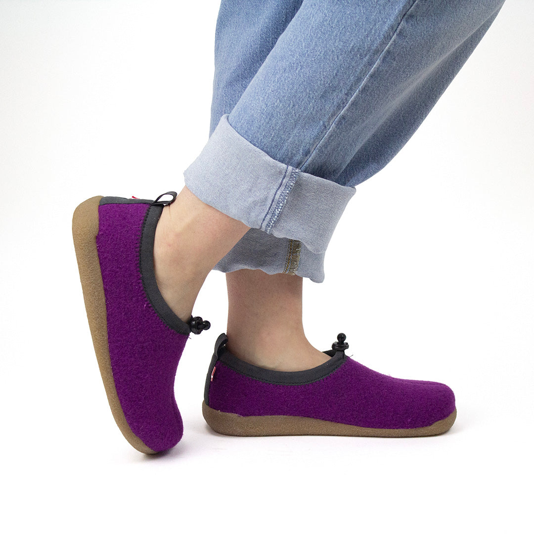 Samso Women's Slipper in Purple - Sanita