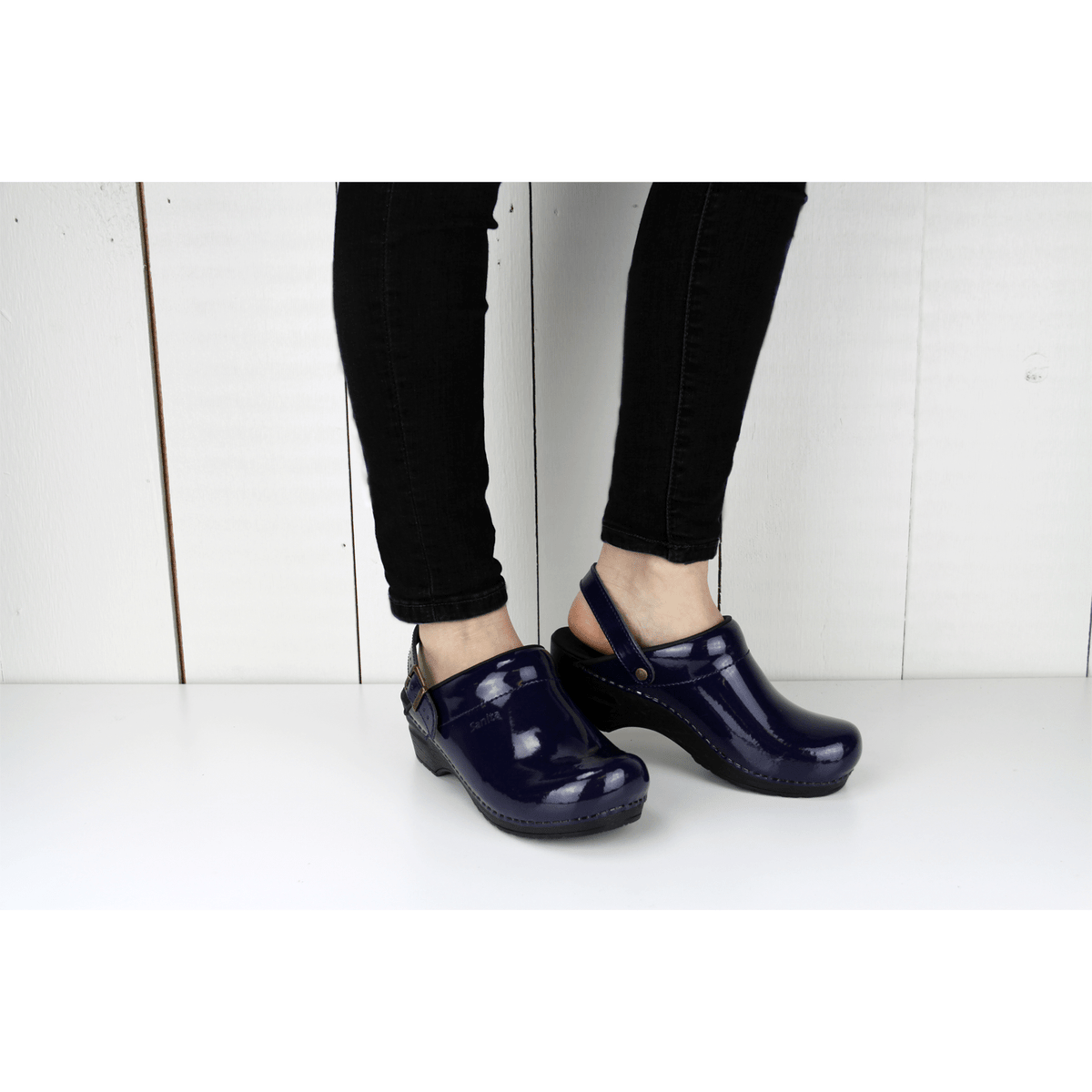 Estelle Women's Clog in Blue - Sanita