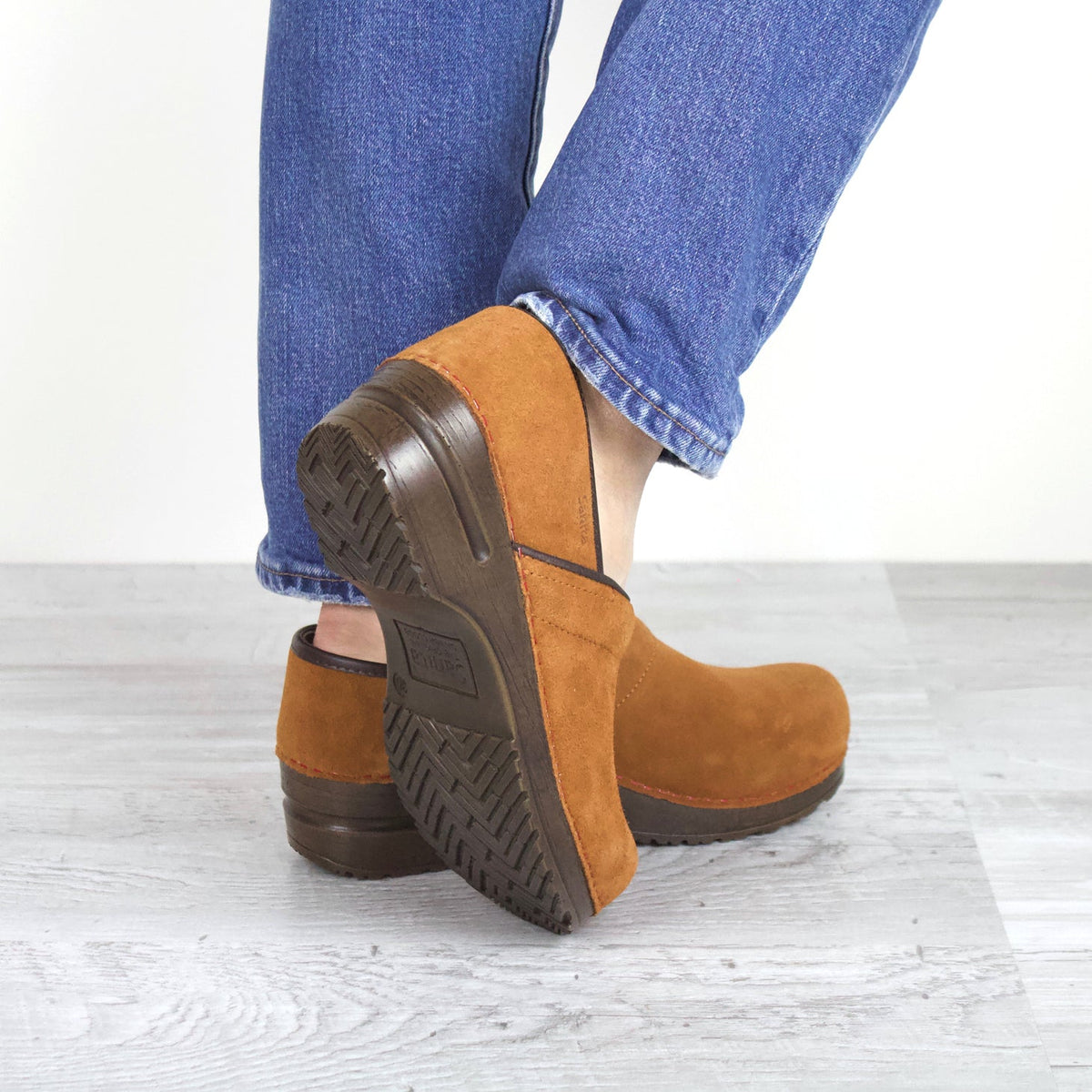 Nina Women's Clog in Cognac - Sanita