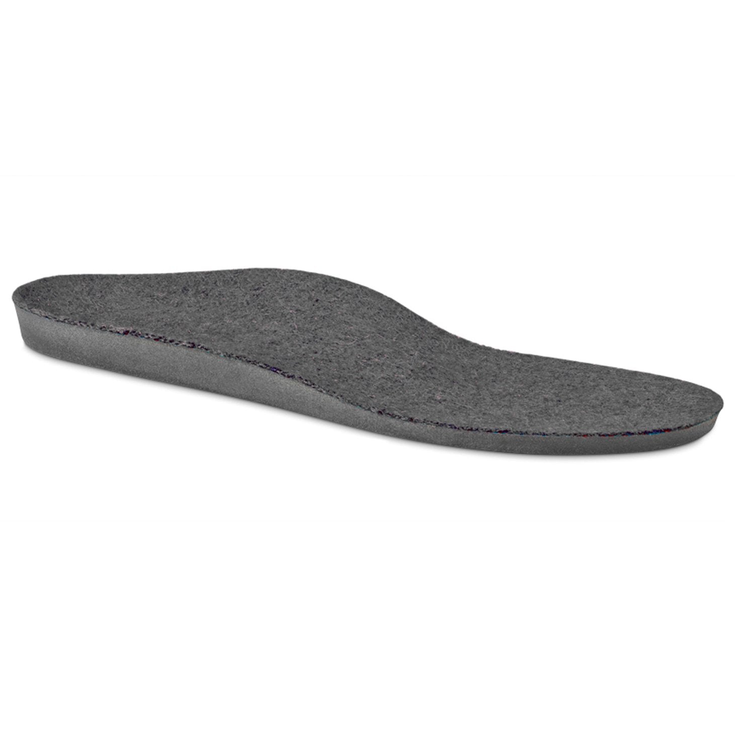 Wool Unisex Footbeds for Slippers in Charcoal - Sanita